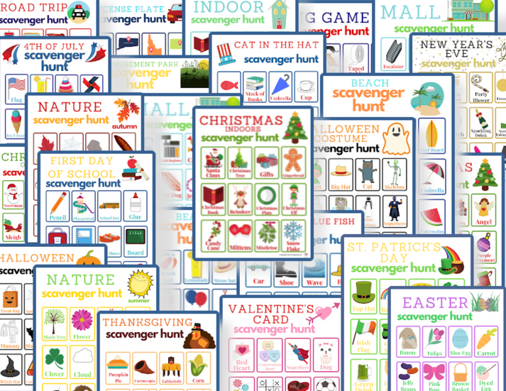 Big Bundle of Scavenger Hunt Games – Organized 31 Shop