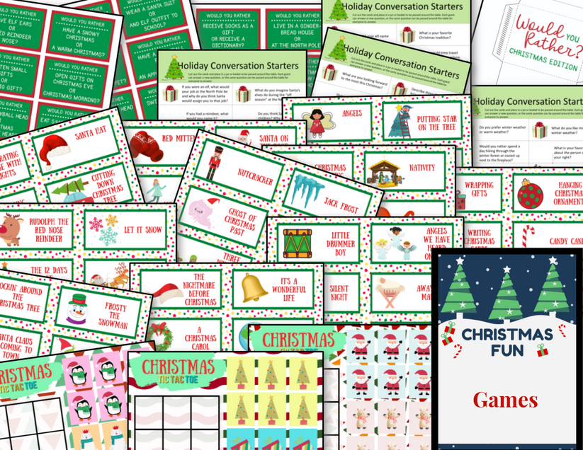 Christmas Fun Printables Bundle – Organized 31 Shop