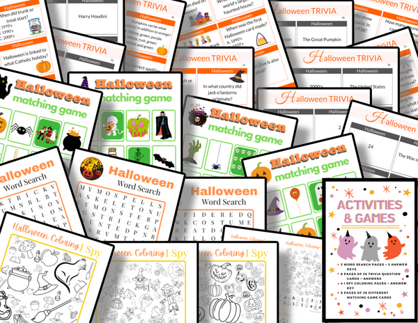 Halloween Printables Bundle – Organized 31 Shop