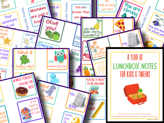 Lunch Box Notes Bundle – Organized 31 Shop
