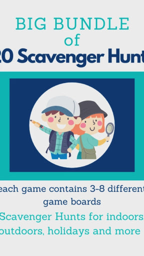 Big Bundle of Scavenger Hunt Games – Organized 31 Shop